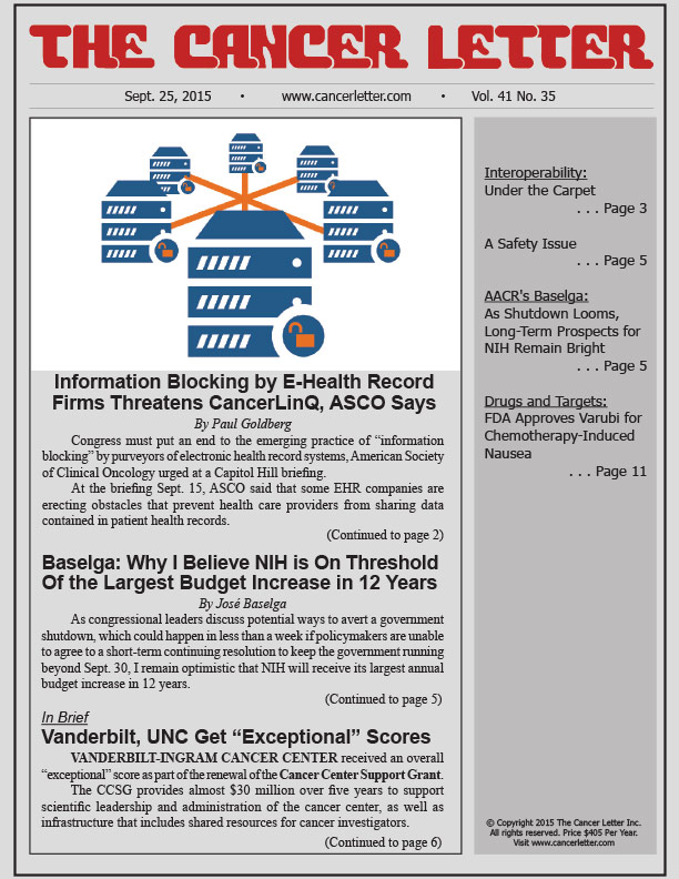 Issue 35 - The Cancer Letter