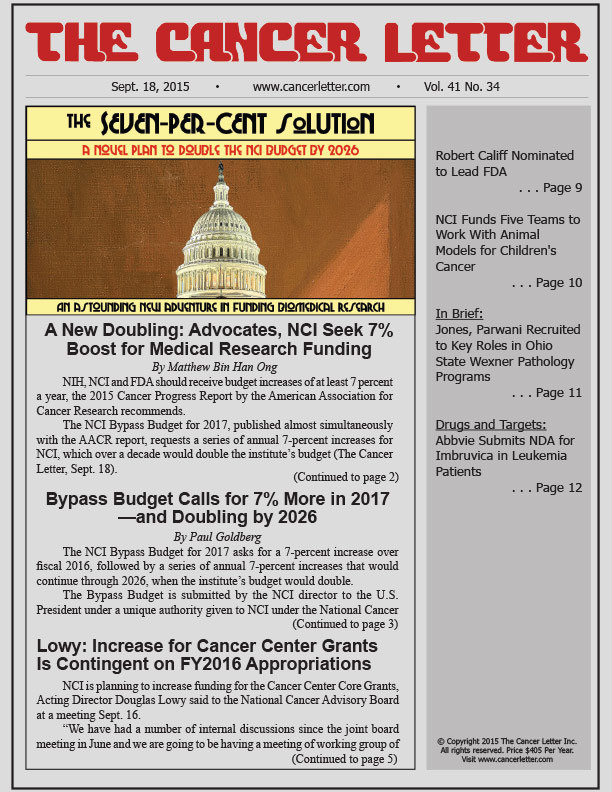 Issue 34 - The Cancer Letter