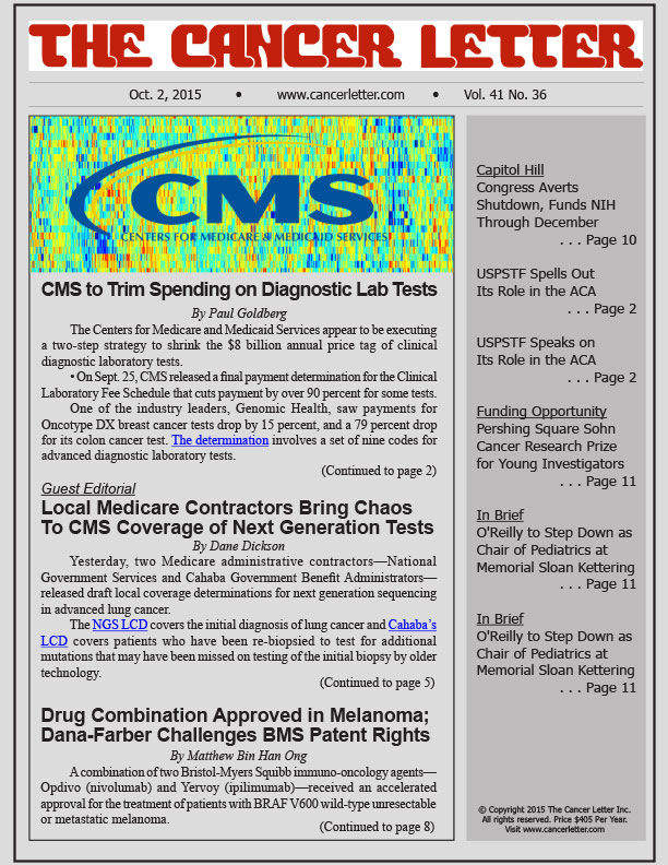 Issue 36 - The Cancer Letter