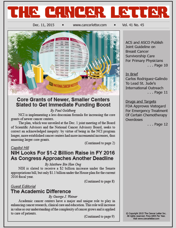 Issue 45 - The Cancer Letter