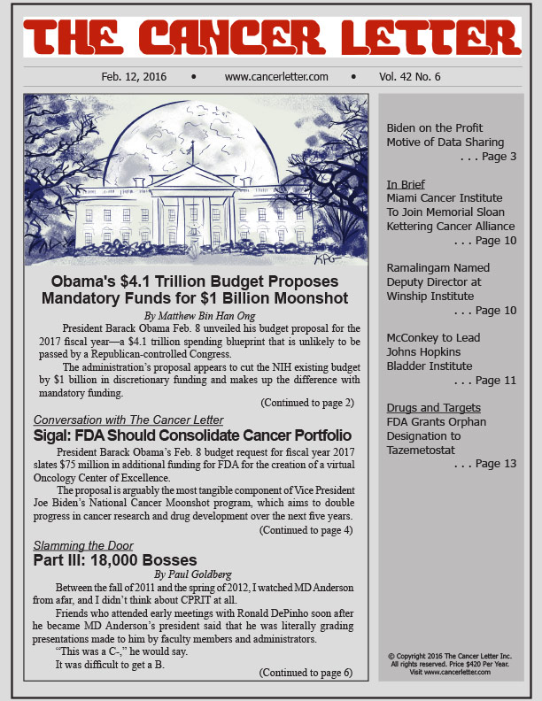 Issue 06 - The Cancer Letter