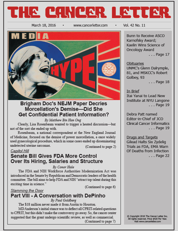 Issue 11 - The Cancer Letter