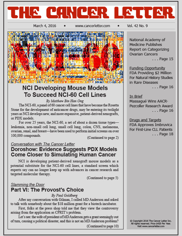 Issue 09 - The Cancer Letter