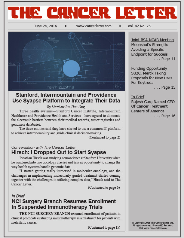 Issue 25 - The Cancer Letter