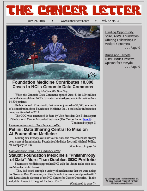 Issue 30 - The Cancer Letter