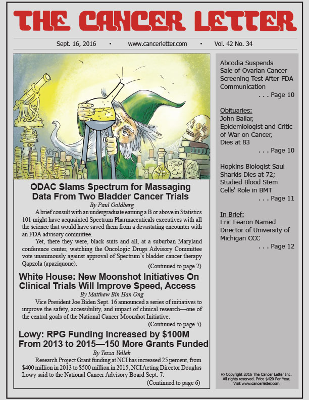 Issue 34 - The Cancer Letter