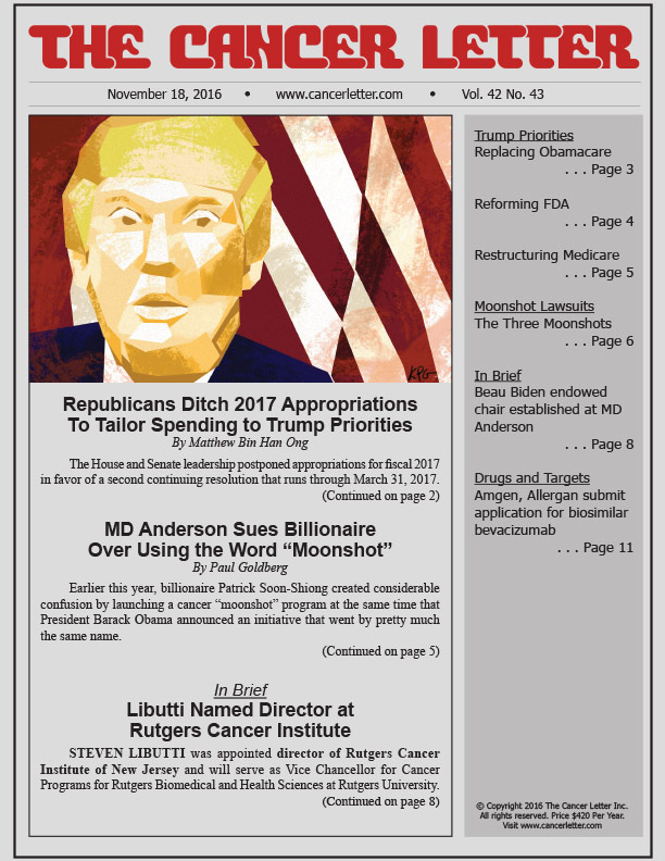 Issue 43 - The Cancer Letter