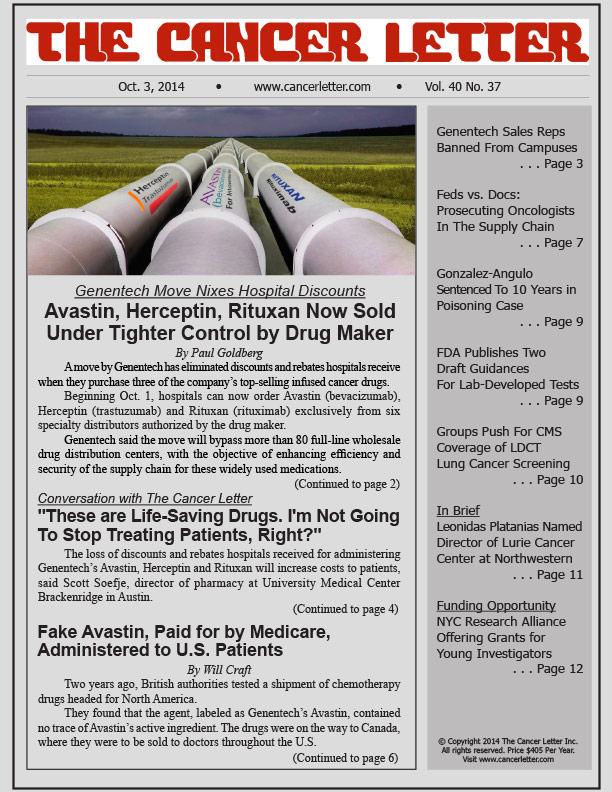 Issue 37 - The Cancer Letter