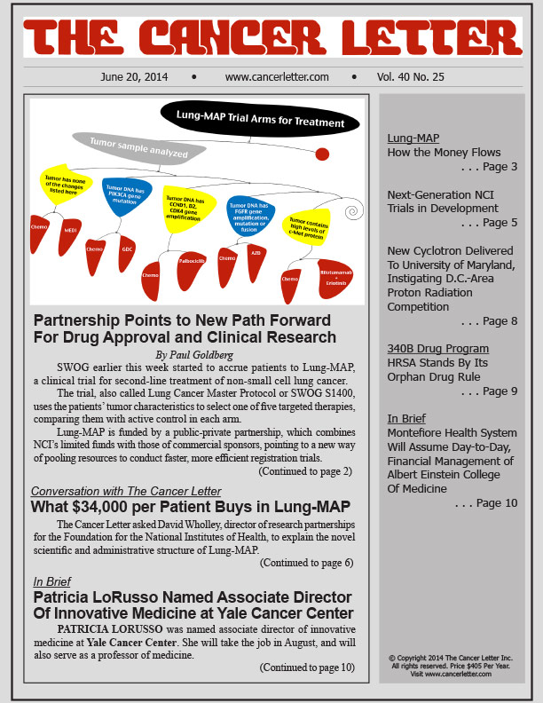 Issue 25 - The Cancer Letter