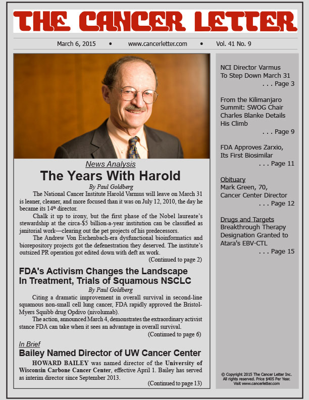 Issue 09 - The Cancer Letter