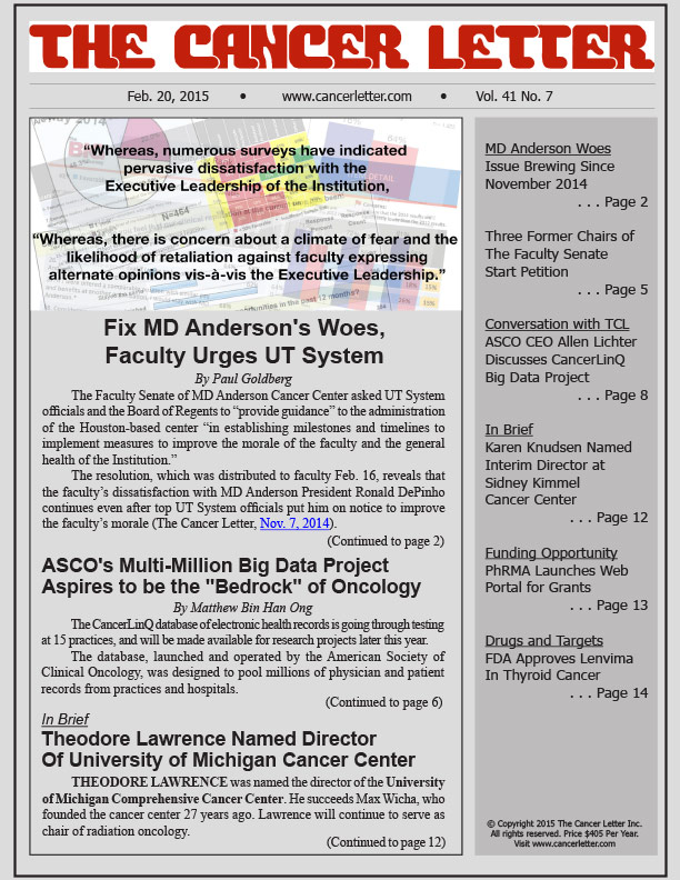 Issue 07 - The Cancer Letter