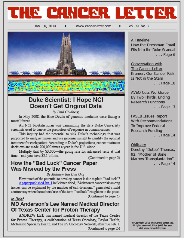 Issue 02 - The Cancer Letter