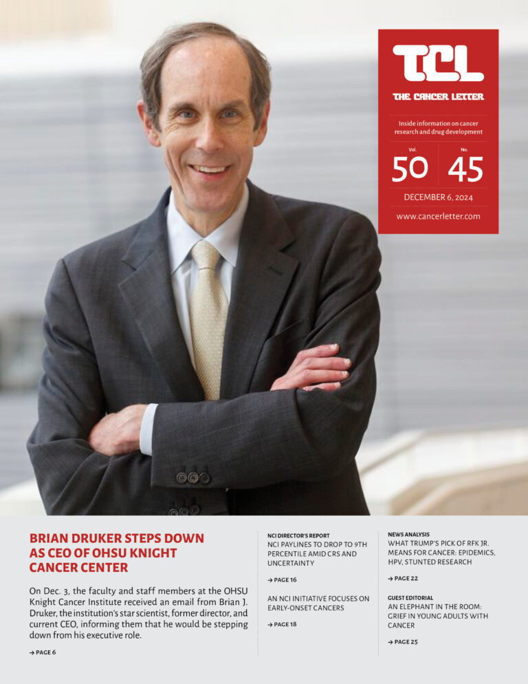 Home - The Cancer Letter