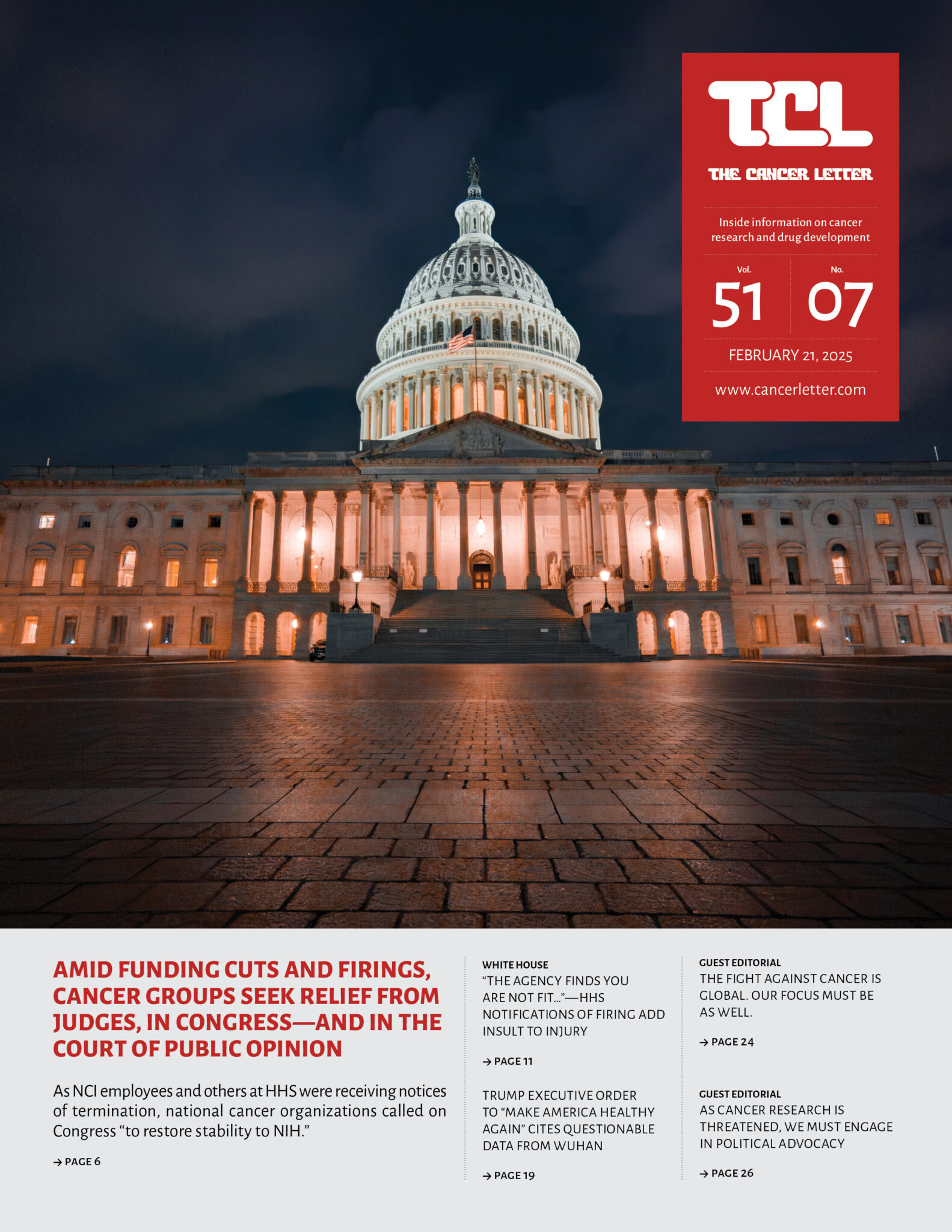 Issue 7 - The Cancer Letter