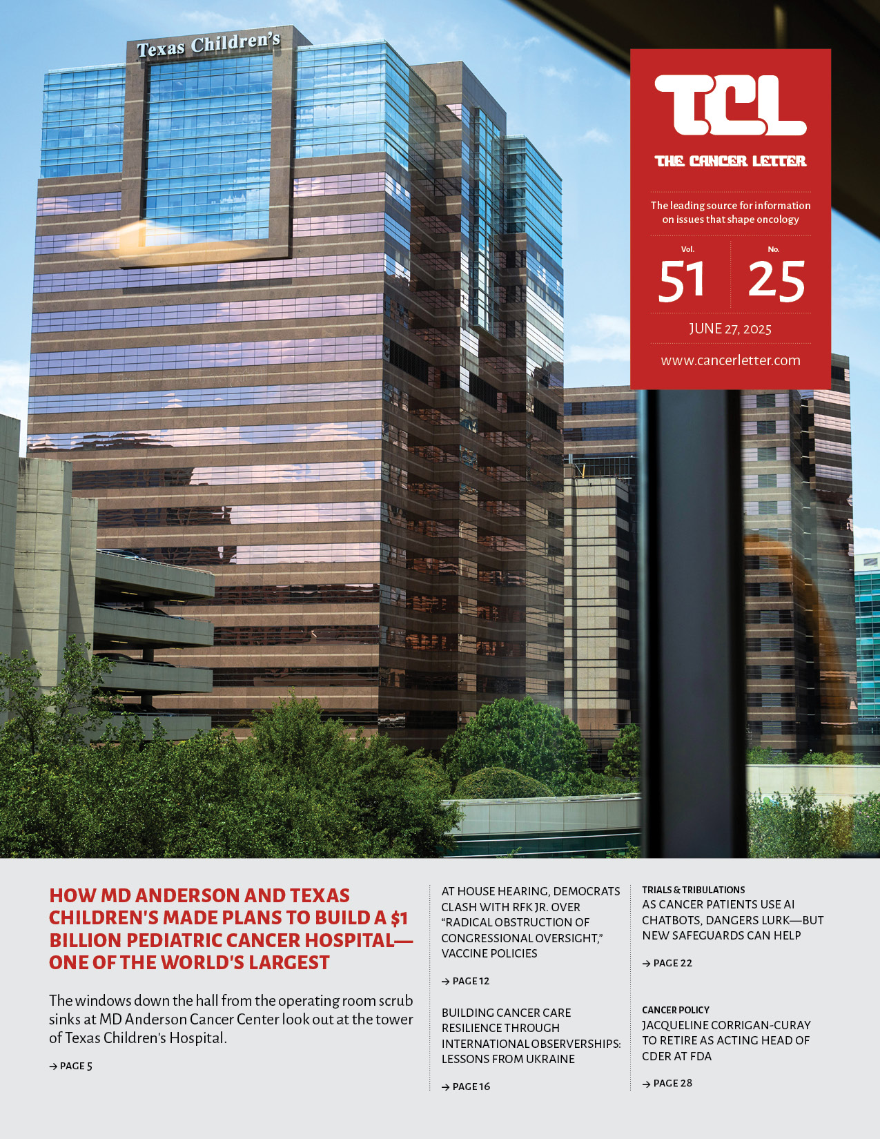 Issue 27 - The Cancer Letter