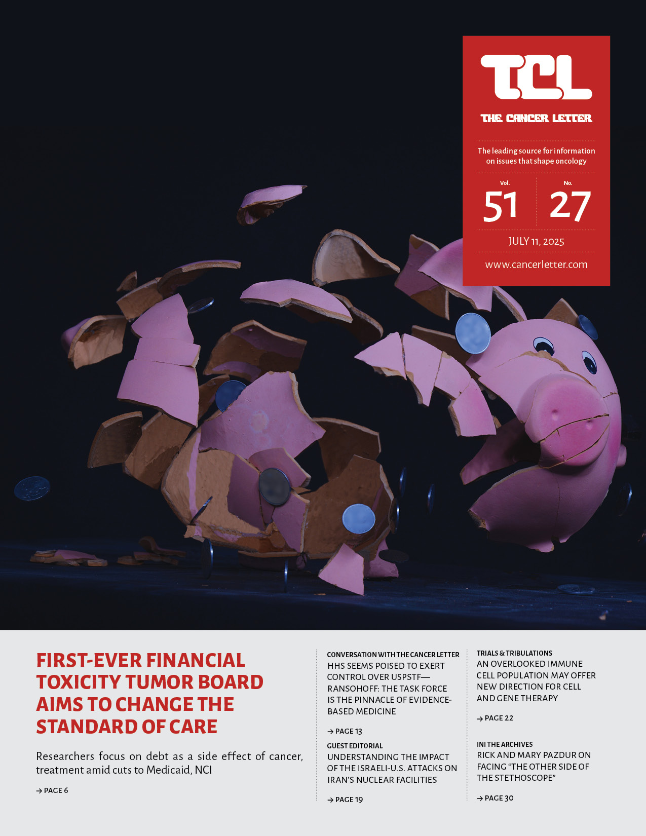 Issue 27 - The Cancer Letter