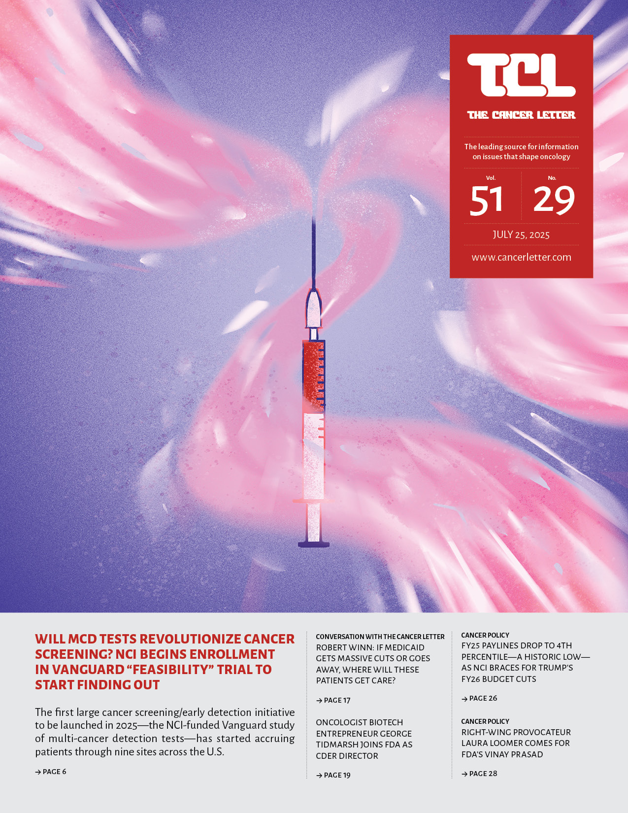 Issue 29 - The Cancer Letter