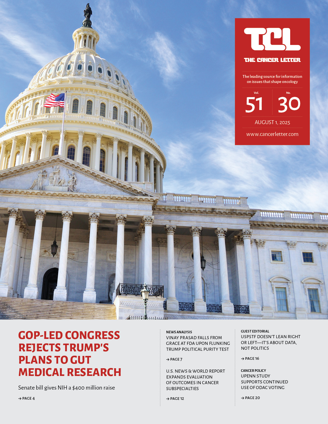 Issue 30 - The Cancer Letter