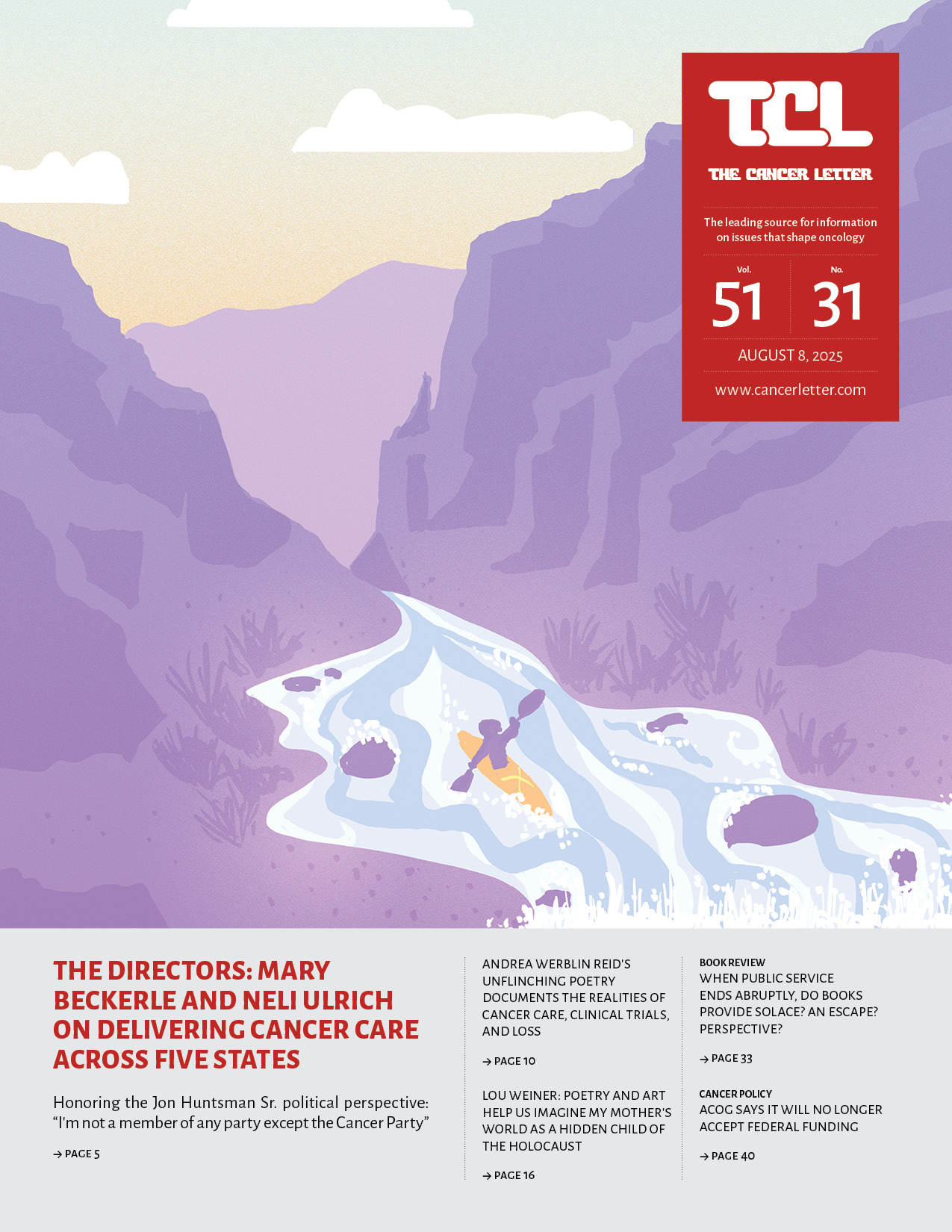 Issue 31 - The Cancer Letter