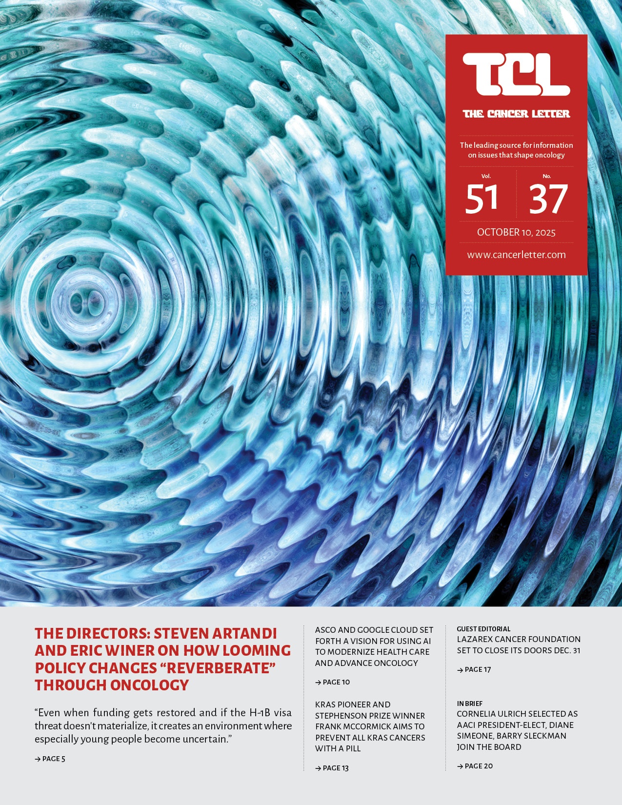 Issue 36 - The Cancer Letter