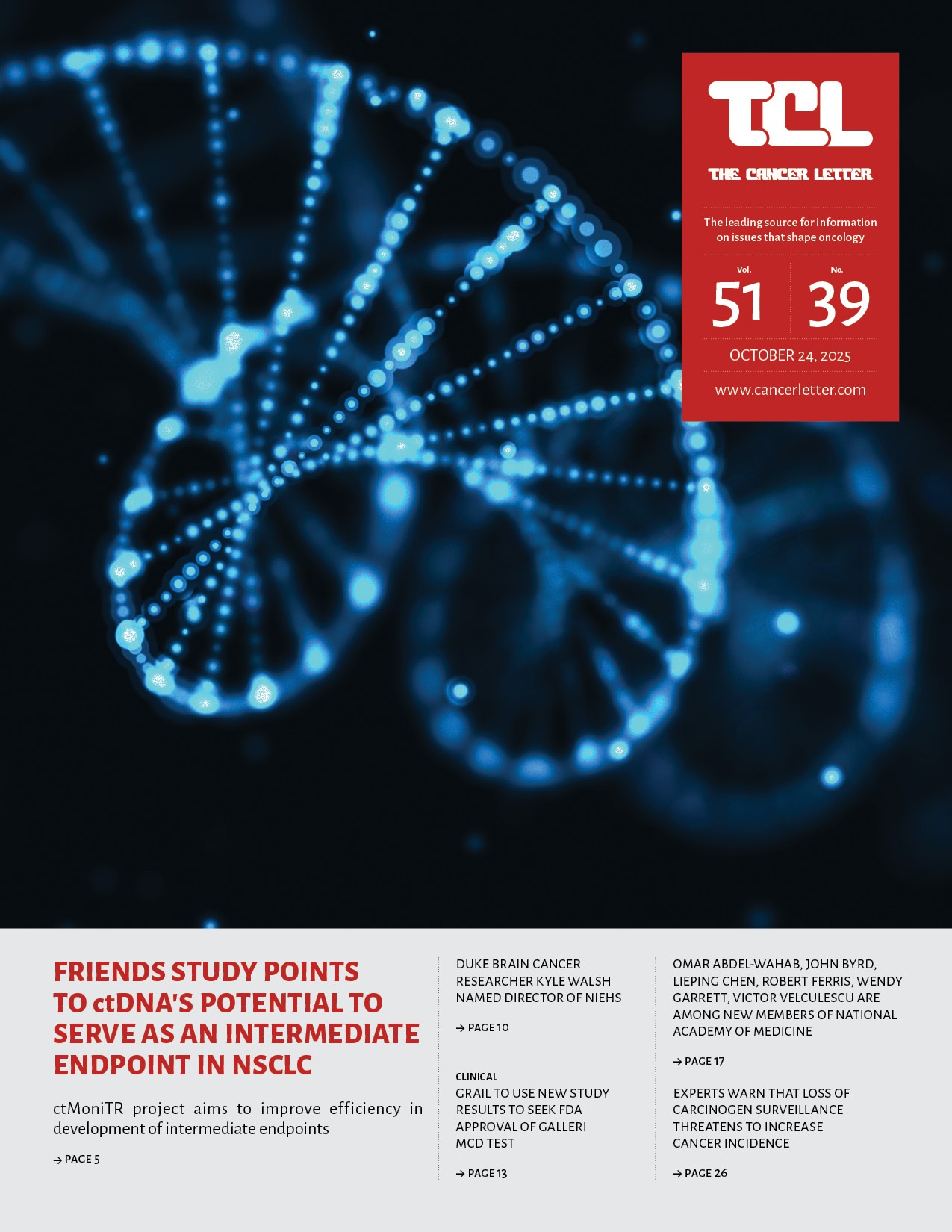 Issue 39 - The Cancer Letter