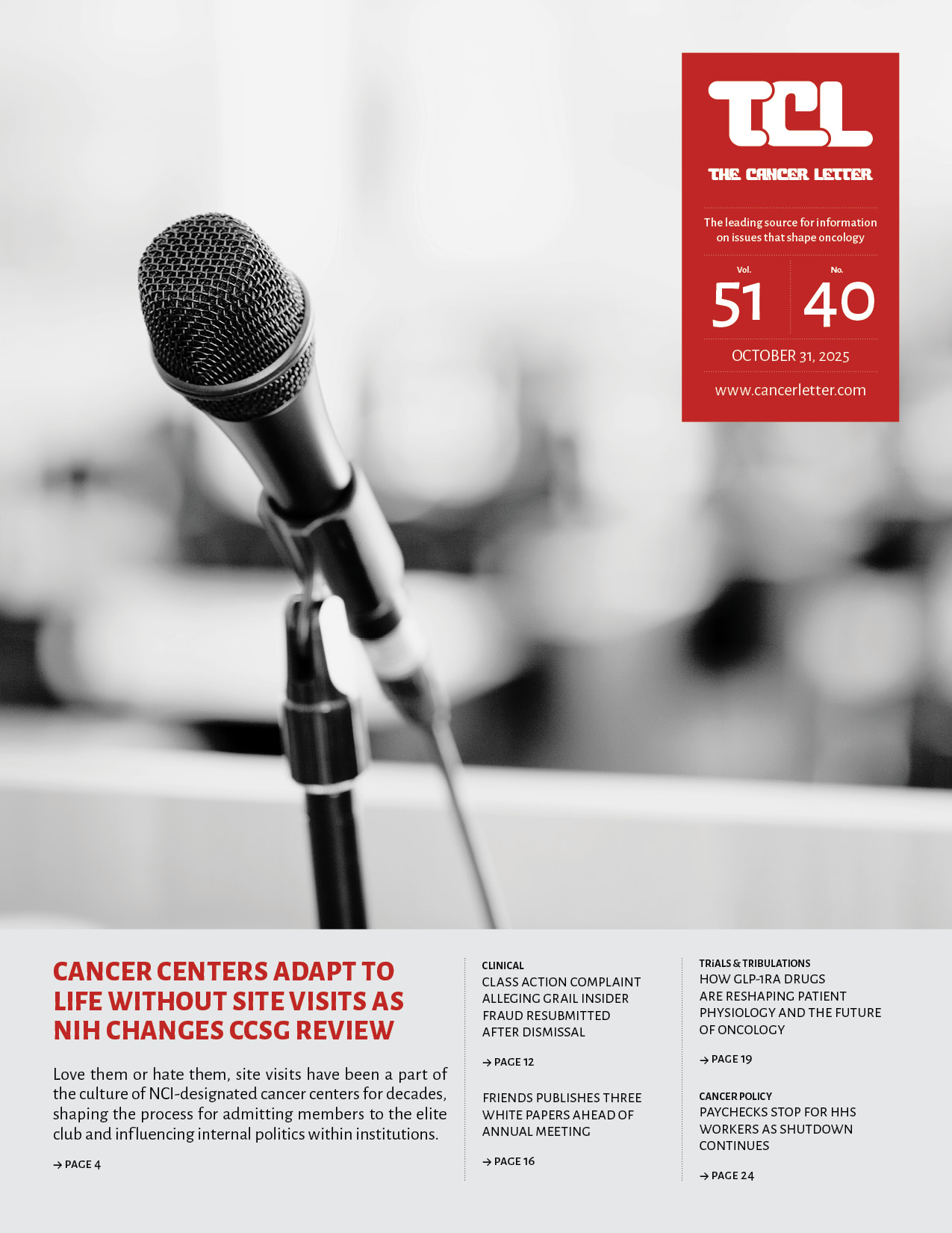 Issue 40 - The Cancer Letter